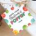 Poppin' Santa Gift Tag, Printable Christmas Holiday Favor (instant ...