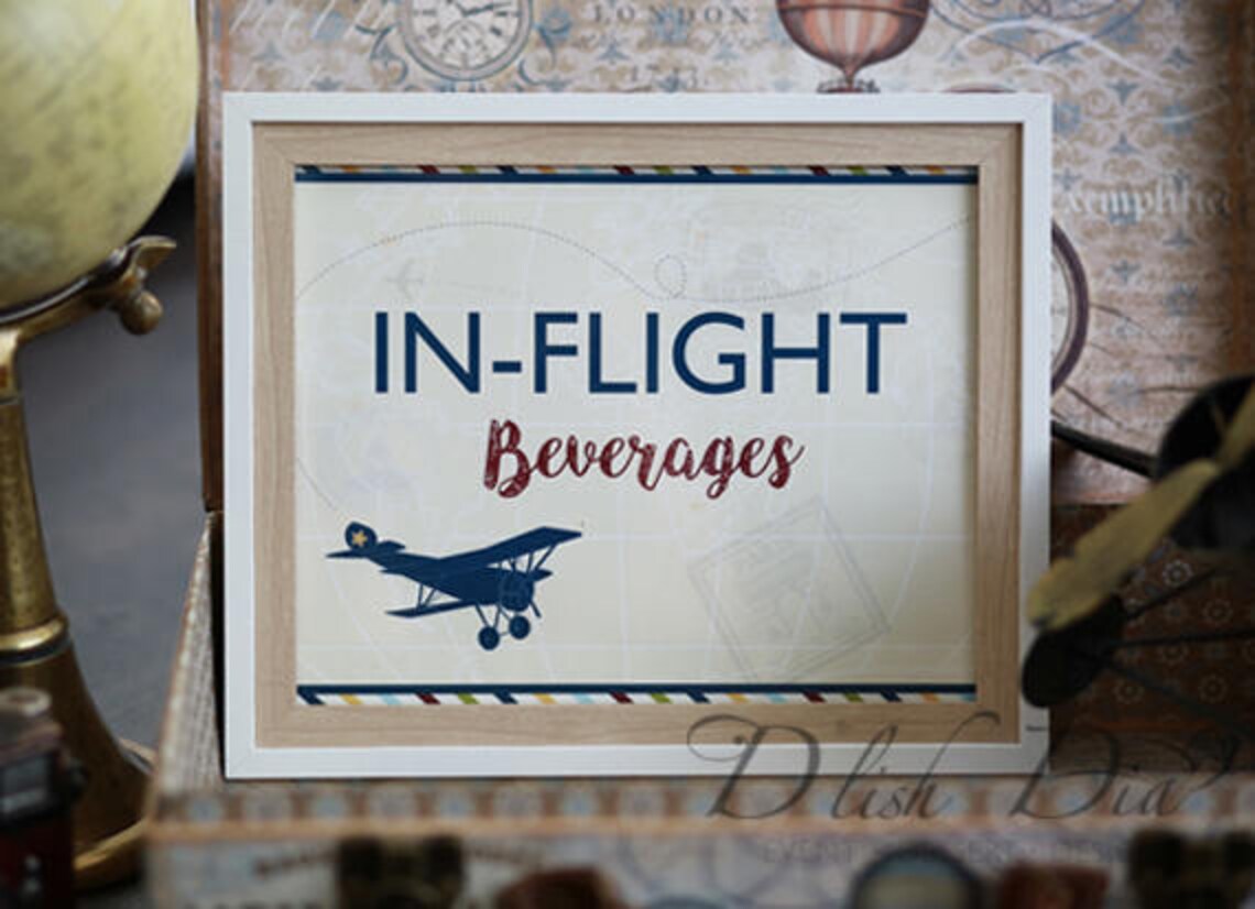 Time Flies Signairplane Party Signsairplane Party | Etsy