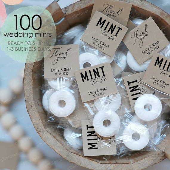 Mint To Be Wedding Mints
