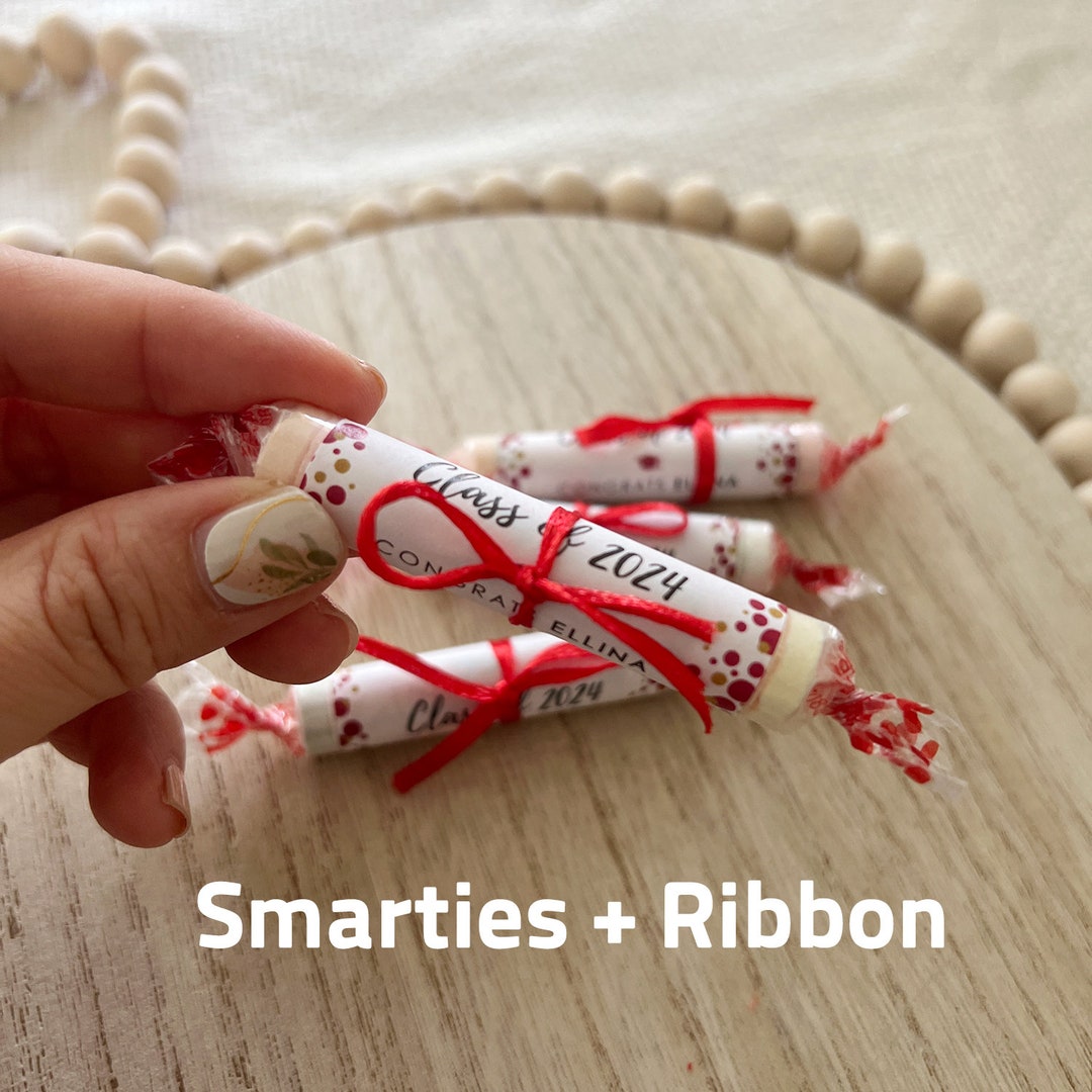 40 Smartie Diplomas Favors,graduation Party Favors,graduation Favors ...