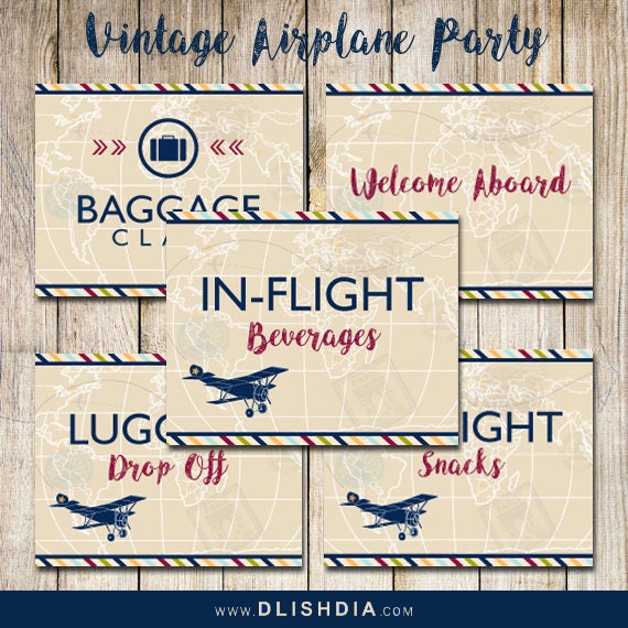 Time Flies Signairplane Party Signsairplane Party | Etsy