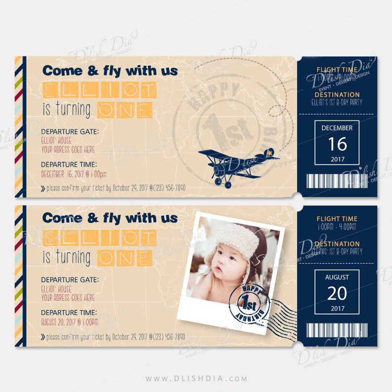 Time Flies Birthday Invitationtime Flies Boarding Pass - Etsy