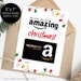 We Wish You an Amazing Christmas Card,amazon Gift Card Holder,christmas ...