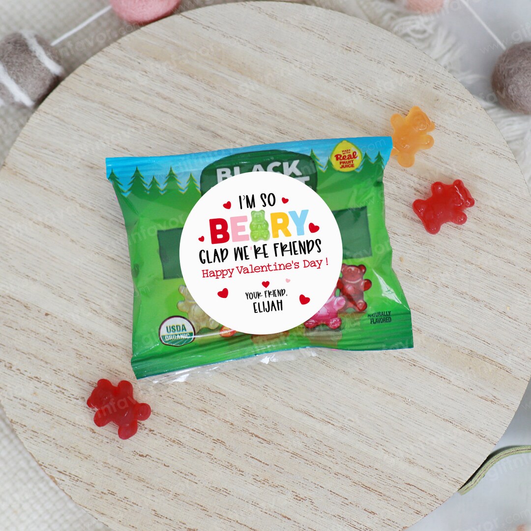 Kids Valentine's Day Class Exchange Stickers - Etsy