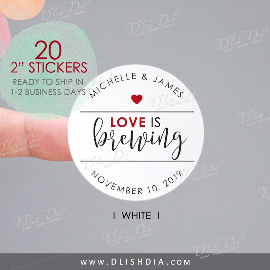 Love is Brewing Stickerslove is Brewing Labelscustom Coffee - Etsy