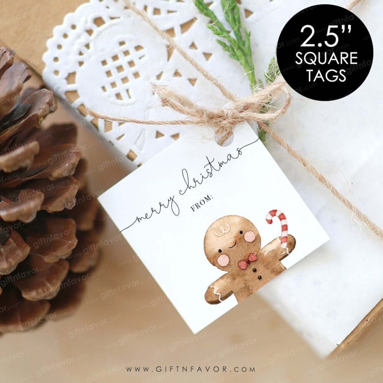 Digital Gingerbread Man Gift Tags,printable Christmas Gift Tags ...