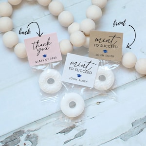 100pcs Mint to Succeed Favors,graduation Mints,graduation Party Favors ...