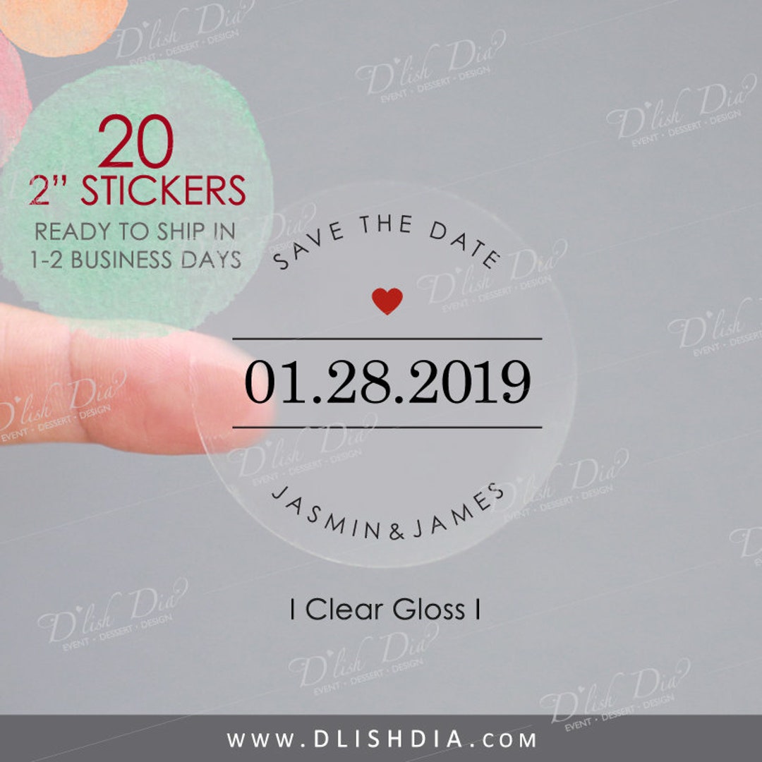 Save the Date Stickers,custom Wedding Stickers,wedding Custom Stickers ...