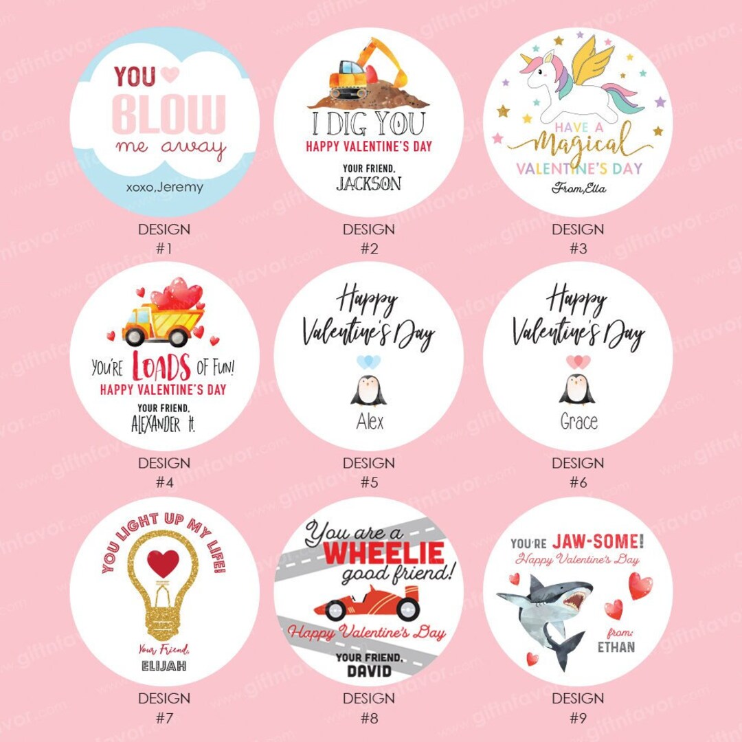 You're Wheelie Good Friend Stickers,personalized Valentine's Day ...