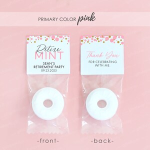 Retirement Party Favors,retiremint,personalized Retirement Favors ...