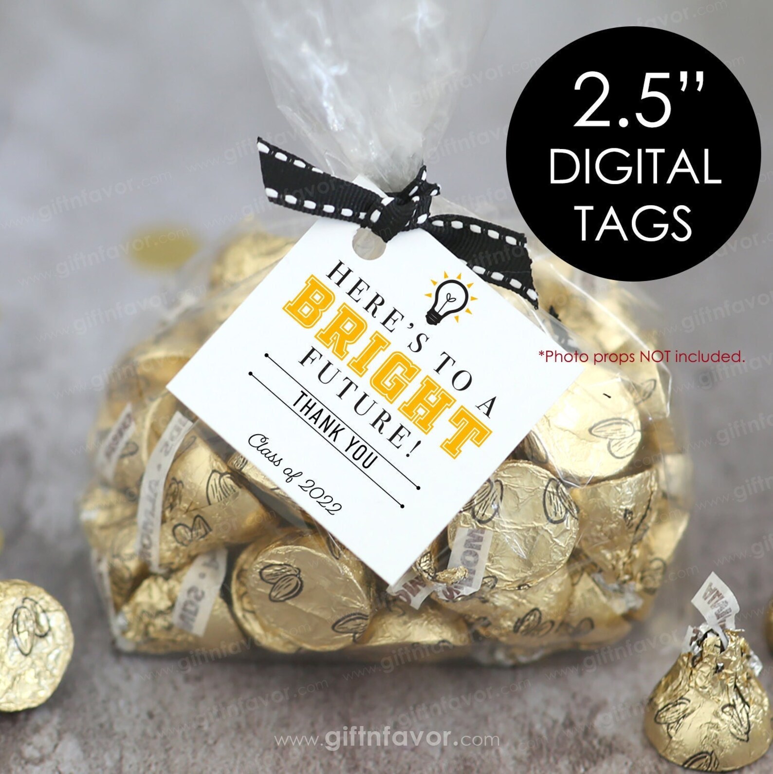 Here's to a Bright Future Tagsprintable Graduation - Etsy