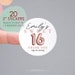 Sweet 16 Stickersrose Gold Number Balloon Stickersbirthday - Etsy