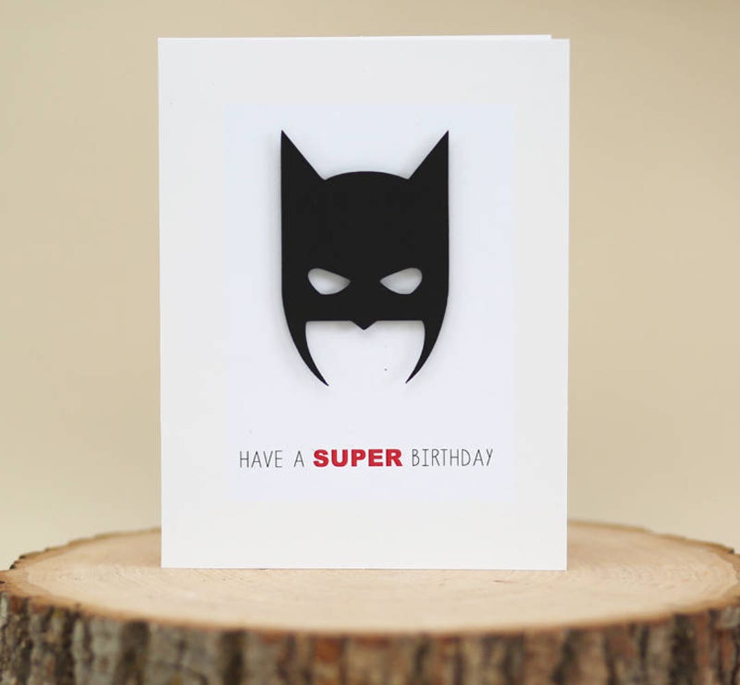 Superhero Birthday Card,funny Birthday Card,birthday Card for Friends ...