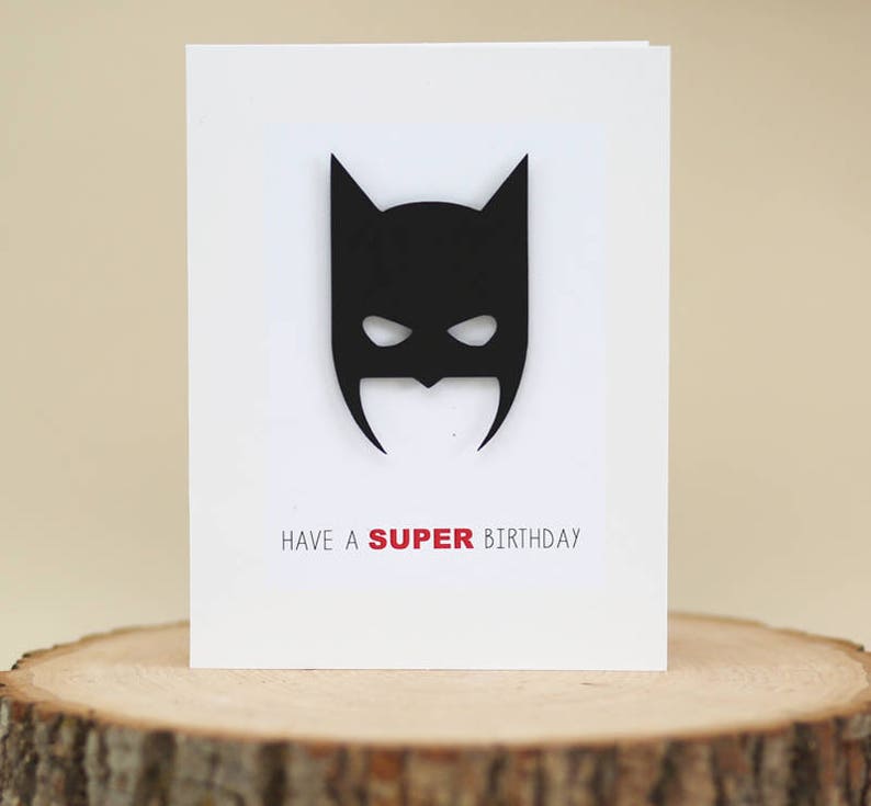 Superhero Birthday Cardfunny Birthday Cardbirthday Card for | Etsy