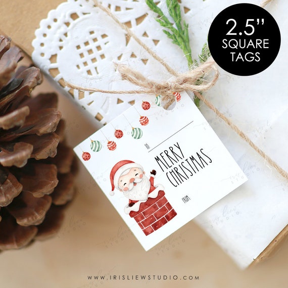 Digital Christmas Gift Tagsprintable Christmas Gift | Etsy
