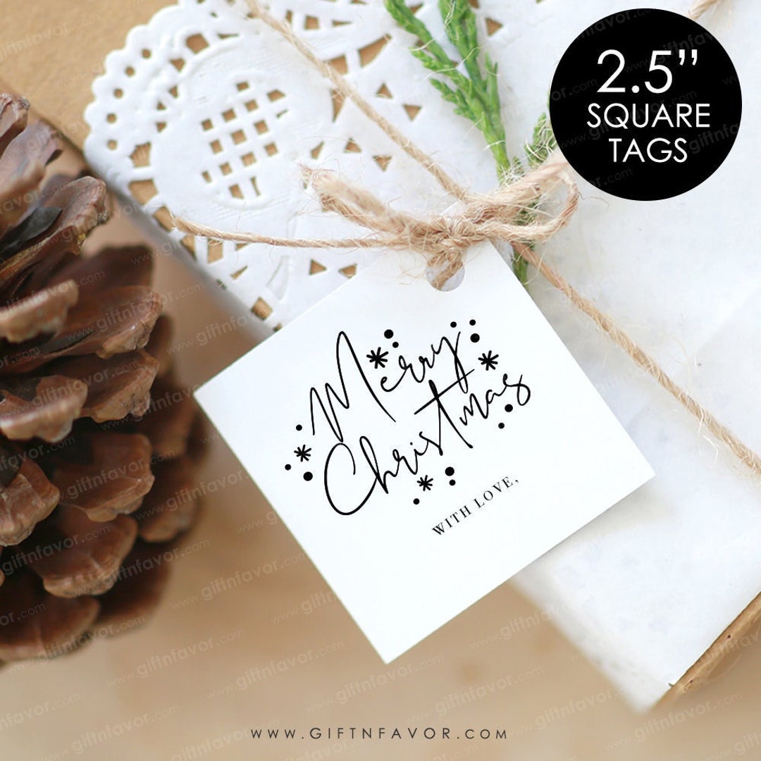 Printable Merry Christmas Tags,merry Christmas Printable Tags,diy ...