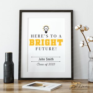 Here's to A Bright Future Tags,class of 2024 Tags,graduation Favor Tags ...