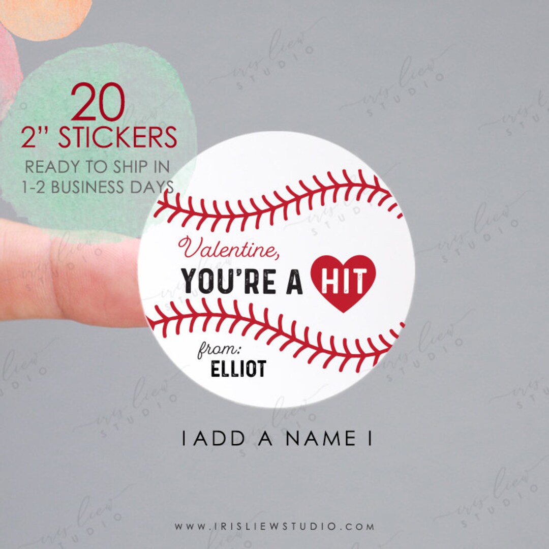 You're A Hit Stickers,lollipop Label,personalized Valentine's Day ...