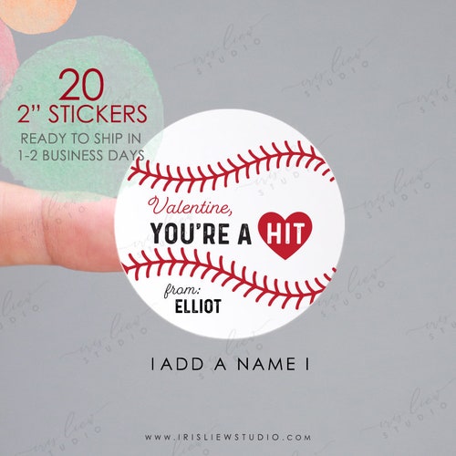 You're A Hit Stickerslollipop Labelpersonalized - Etsy