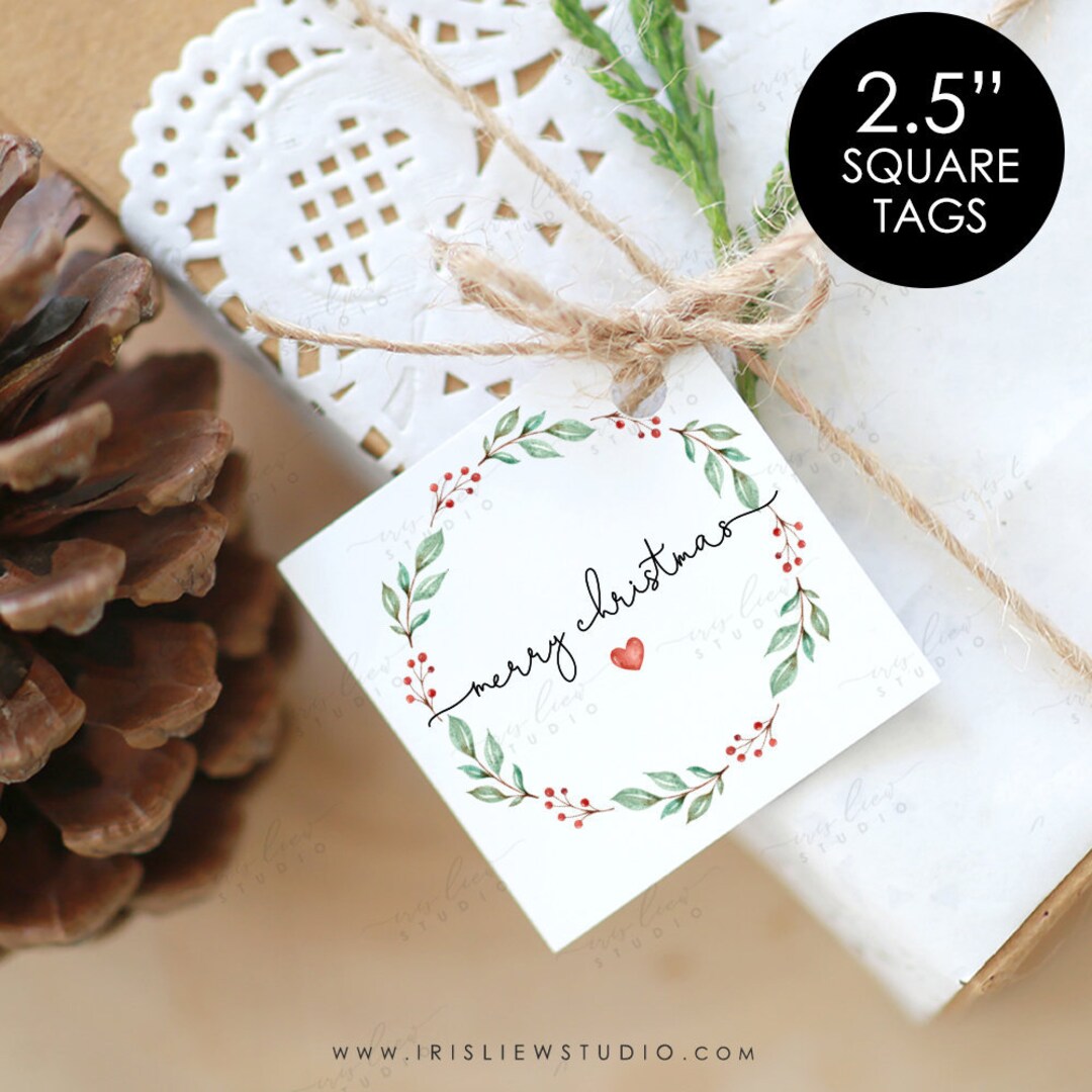 Digital Christmas Gift Tags,printable Christmas Gift Tags,printable ...