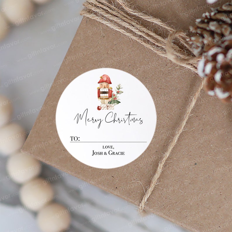 Christmas Gift Stickers,personalized Christmas Gift Stickers,merry ...