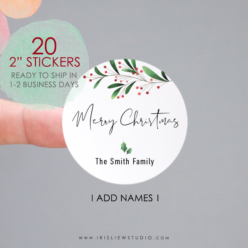 Christmas Gift LabelsPersonalized Christmas Gift | Etsy