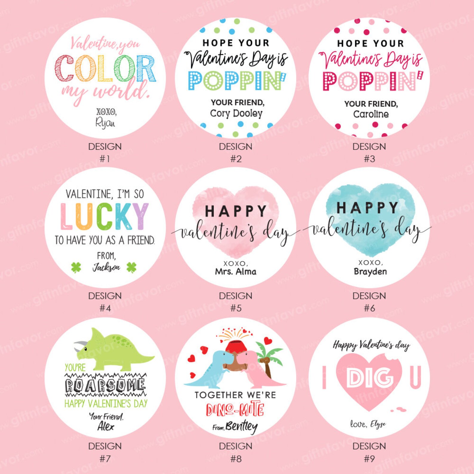 Hope Your Valentine's Day is Poppin',class Valentine Tags,pop It Tags ...