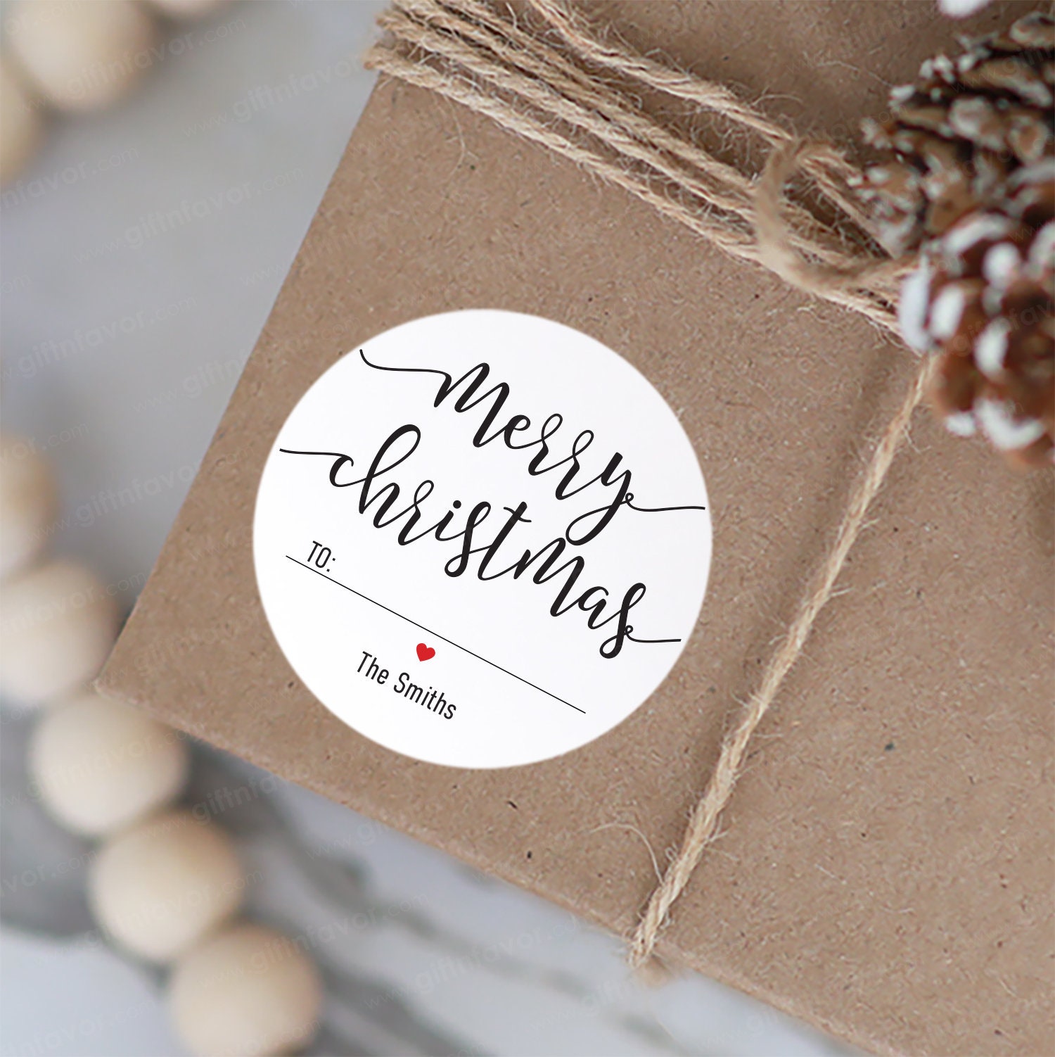Christmas Gift Stickers,personalized Christmas Gift Stickers,merry ...