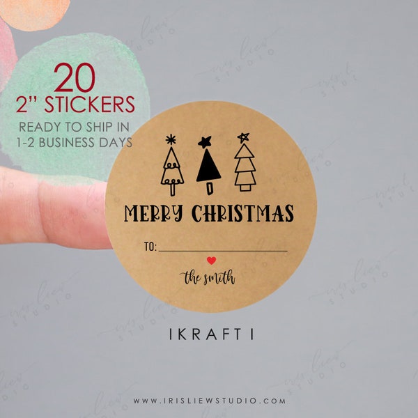 Christmas Tree Label - Etsy