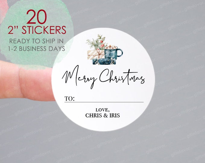Christmas Return Address Labels. Personalized Return Address - Etsy