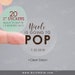 She's Going to Pop Stickersbaby Shower Favor - Etsy