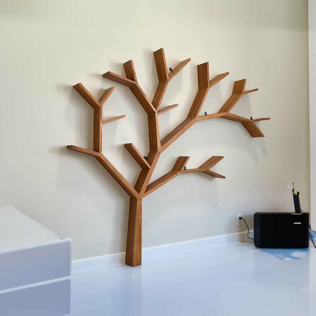 Tree Bookcase Live Edge, Reclaimed Wood, Tree Bookshelves, Wooden Book ...