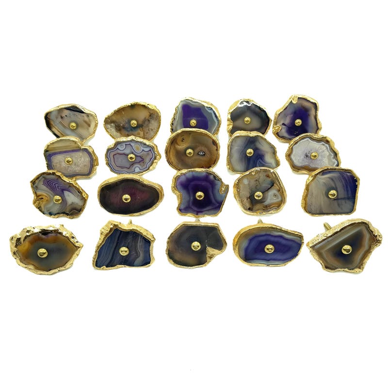Geode Knob - Etsy