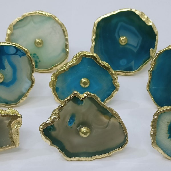 Agate Knobs - Etsy