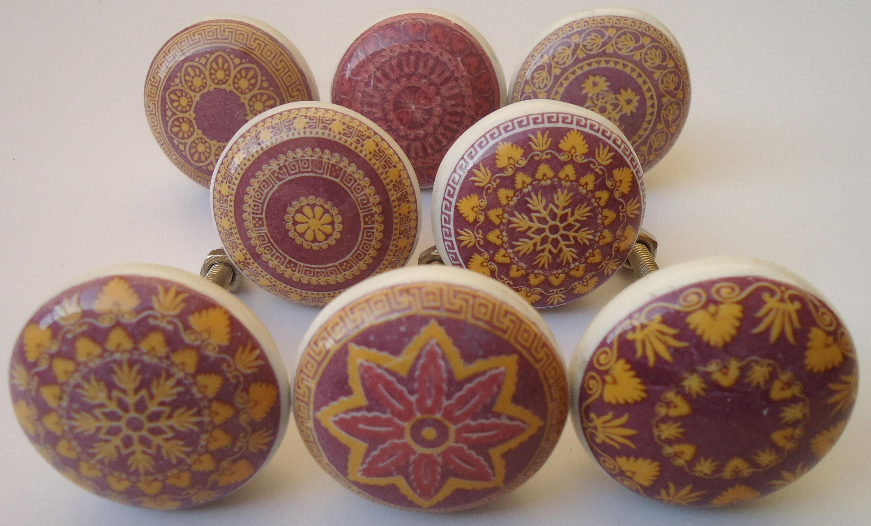 Stylish Design Ceramic Knobs Kitchen Cabinet Drawer Knobs | Etsy