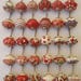 Red and White Assorted Ceramic Knobs Hand Painted Ceramic Door - Etsy