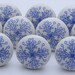 Blue & White Ceramic Knobs Ceramic Door Knobs Kitchen Cabinet Drawer Pulls - Etsy