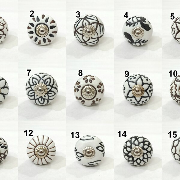 Ceramic Knobs - Etsy