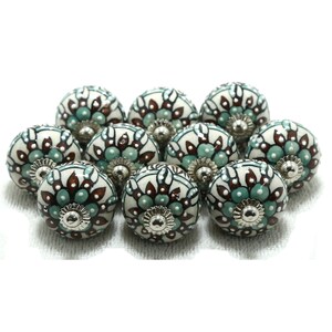 Multicolor Emboss Ceramic Knobs Kitchen Cabinet Drawer Knobs Cupboard Knobs Hardware Knobs ...