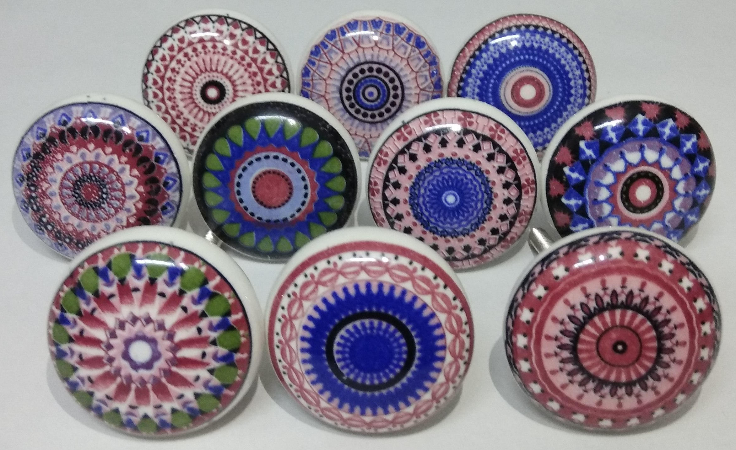 Multicolor Ceramic Knobs Multidesign Ceramic Knobs Ceramic Door Knobs Kitchen Cabinet Drawer ...