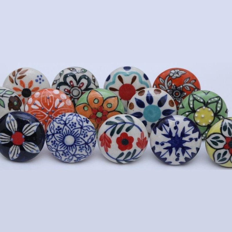 Hand Painted Knobs - Etsy