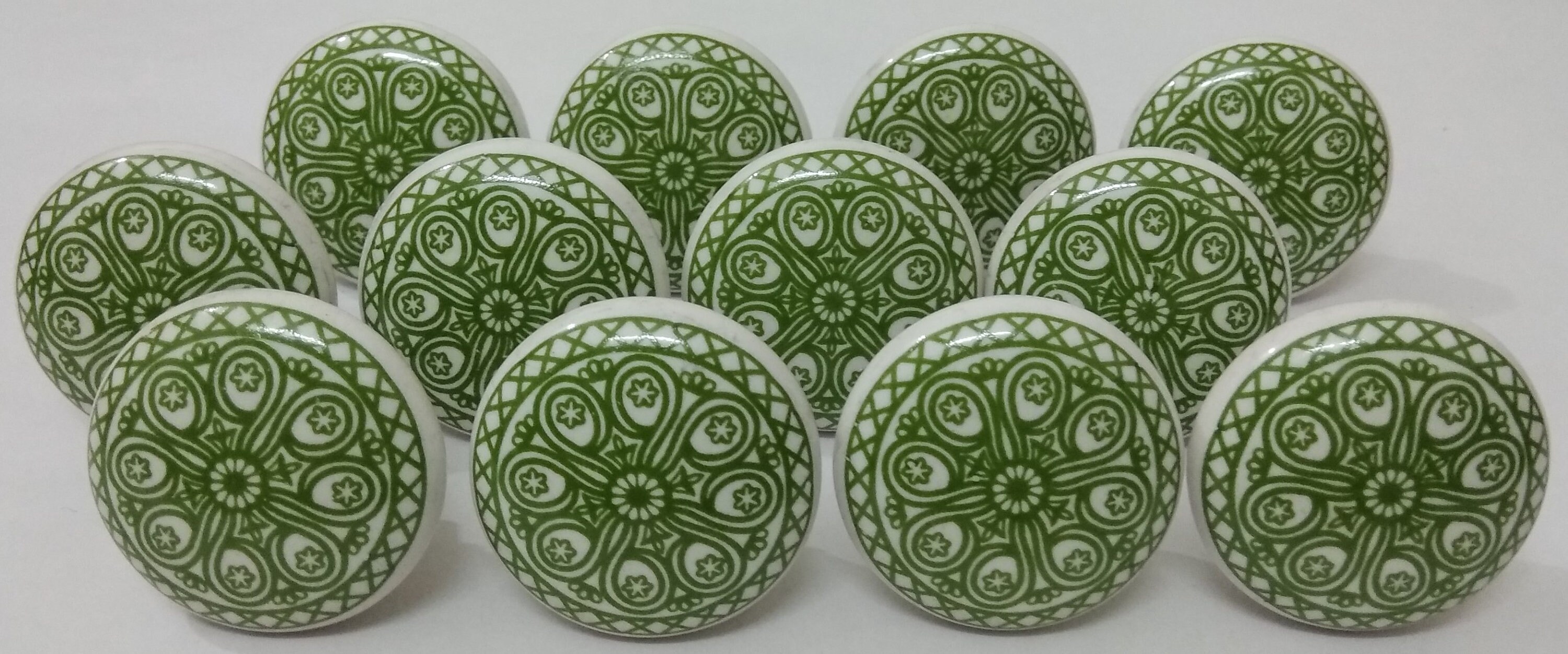 Grey and White Ceramic Knobs Ceramic Door Knobs Kitchen - Etsy