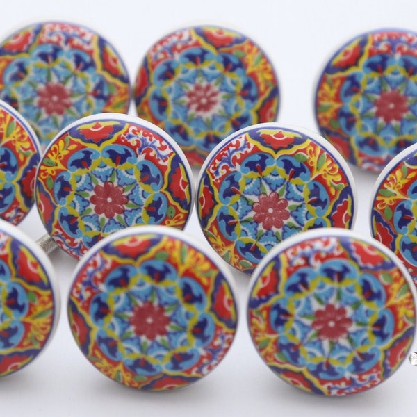 Talavera Knobs - Etsy