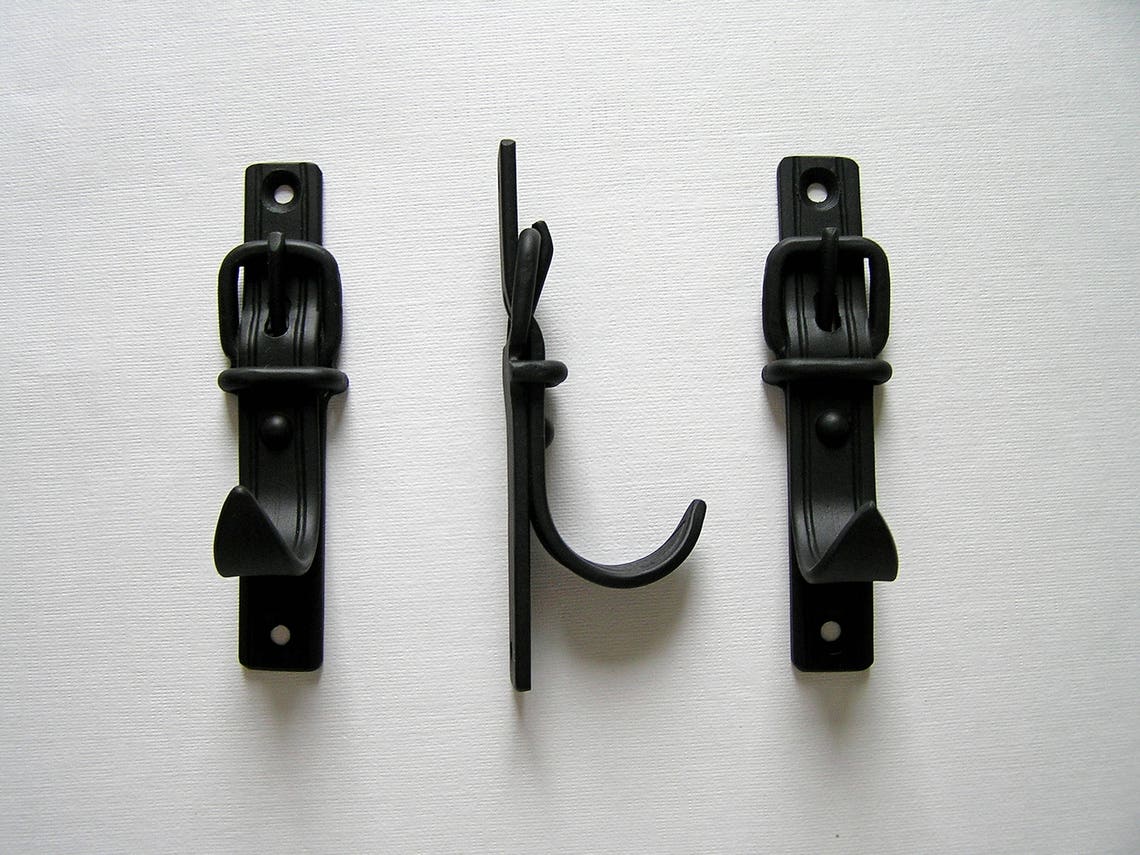 Forged Hook Black Color Wall Hook Decorative Hook Bathroom | Etsy