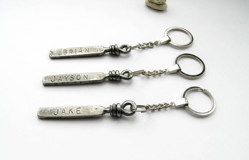 Personalized Forged Keychain Name Keyring Custom Keychain 6th | Etsy