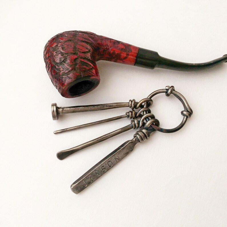Personalized Forged Tamper and Cleaning Smoking Pipe Tools - Etsy