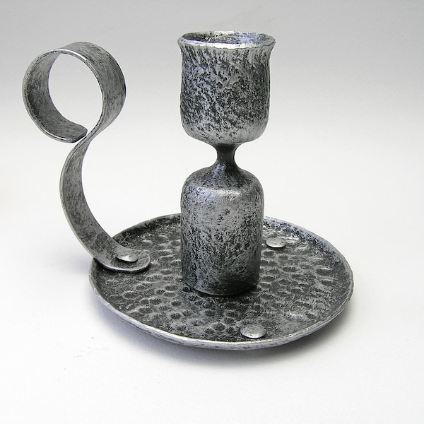 Forged Candlestick - Etsy