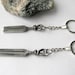 Forged Tuning Fork Keychain Gift Musician Housewarming Musician ...