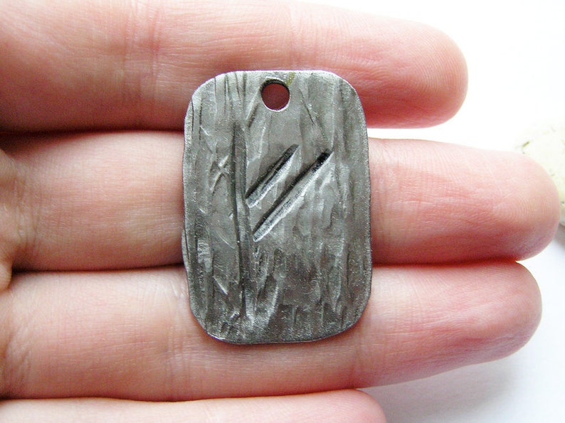 Rune Fehu Scandinavian amulet Rune of luck Jewelry amulet Hand | Etsy