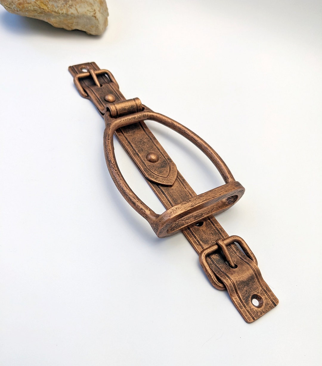Copper Door Knocker is Made in the Form of the Stirrup Gift for ...